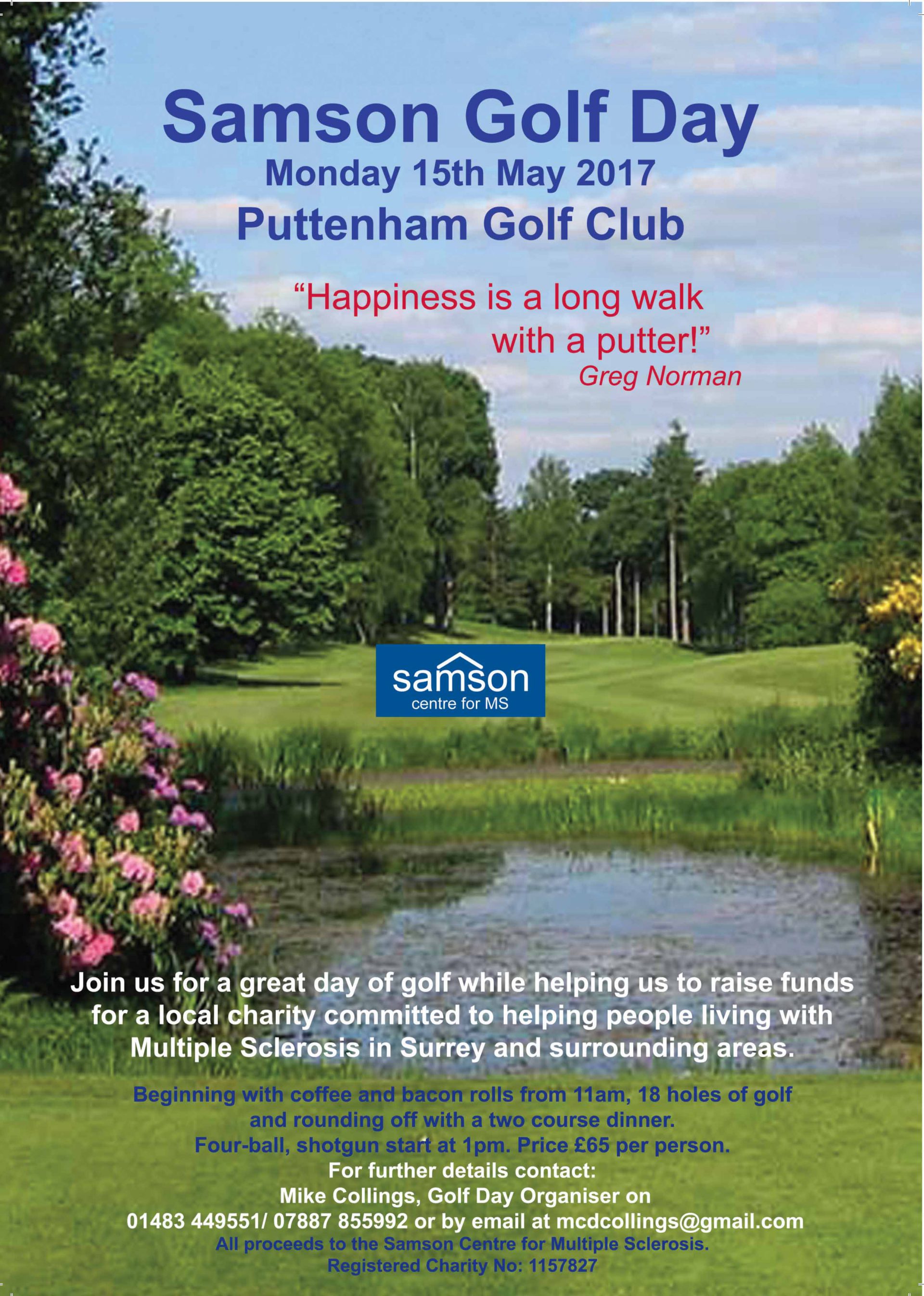 Samson Golf Day at Puttenham Golf Club on Monday 15th May - The Samson ...