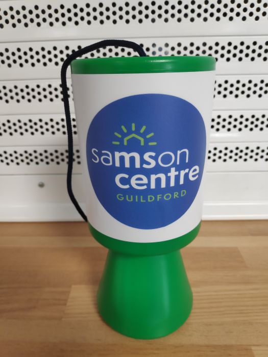 New collecting tins for the Centre - The Samson Centre for Multiple ...