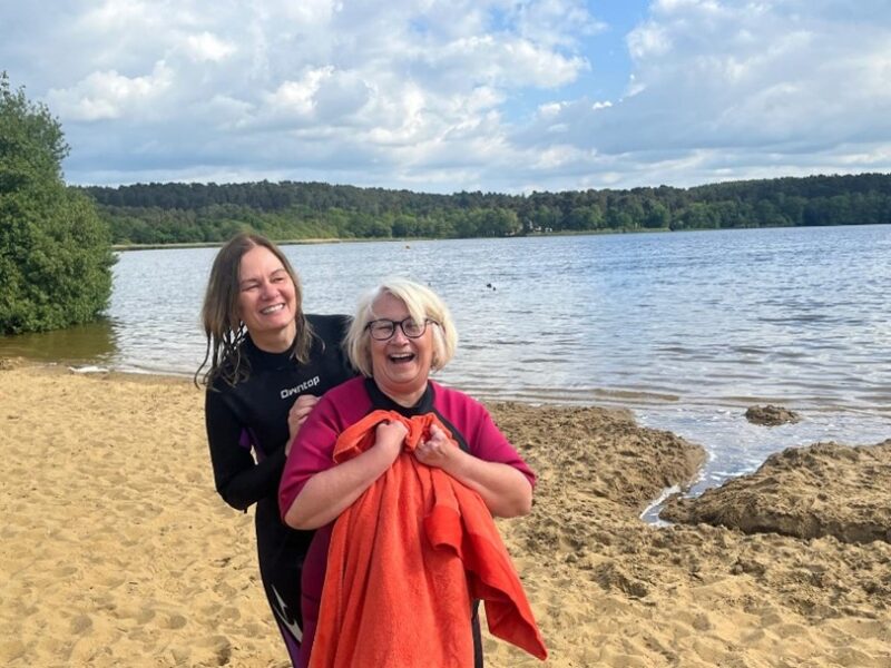 Debbie takes the plunge with a smile! - The Samson Centre for Multiple ...